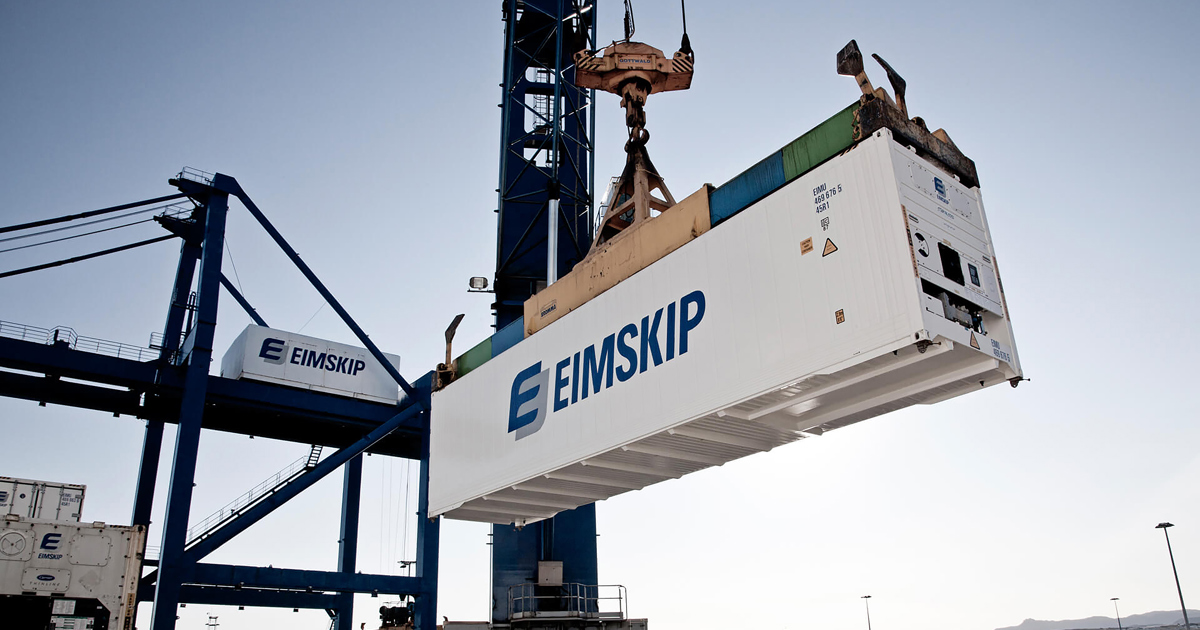 Stór áfangi í flutningi á laxeldisafurðum - Eimskip