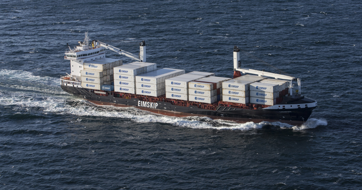 Bilun í Lagarfossi - Eimskip